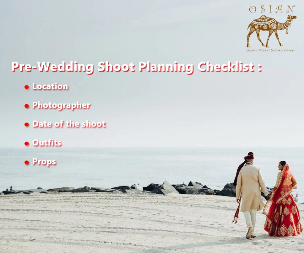 The Ultimate Checklist for Pre-Wedding Photoshoot